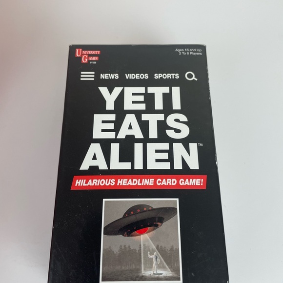 Yeti | Games | Yeti Eats Alien Card Game | Poshmark